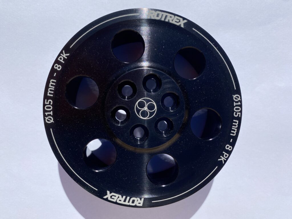 Rotrex Pulley Ring 105mm Aluminum for Hub Adapter - Underdog Racing ...