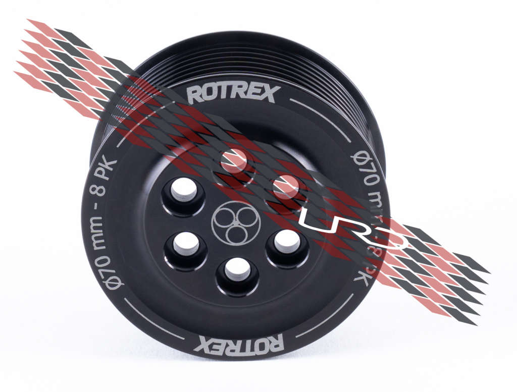 Rotrex Pulley Ring 70mm Aluminum for Hub Adpater - Underdog Racing Development