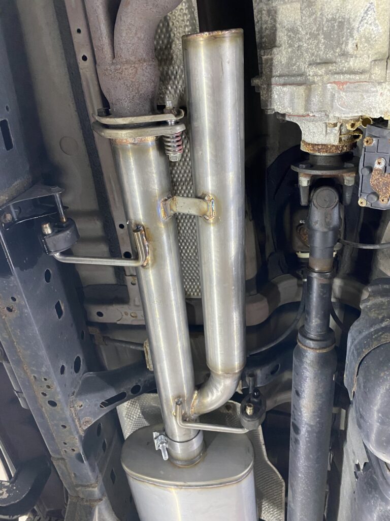 URD Stainless 3" Mark4 Exhaust HIGH TUCK, 2003-2009 4Runner V6 ...